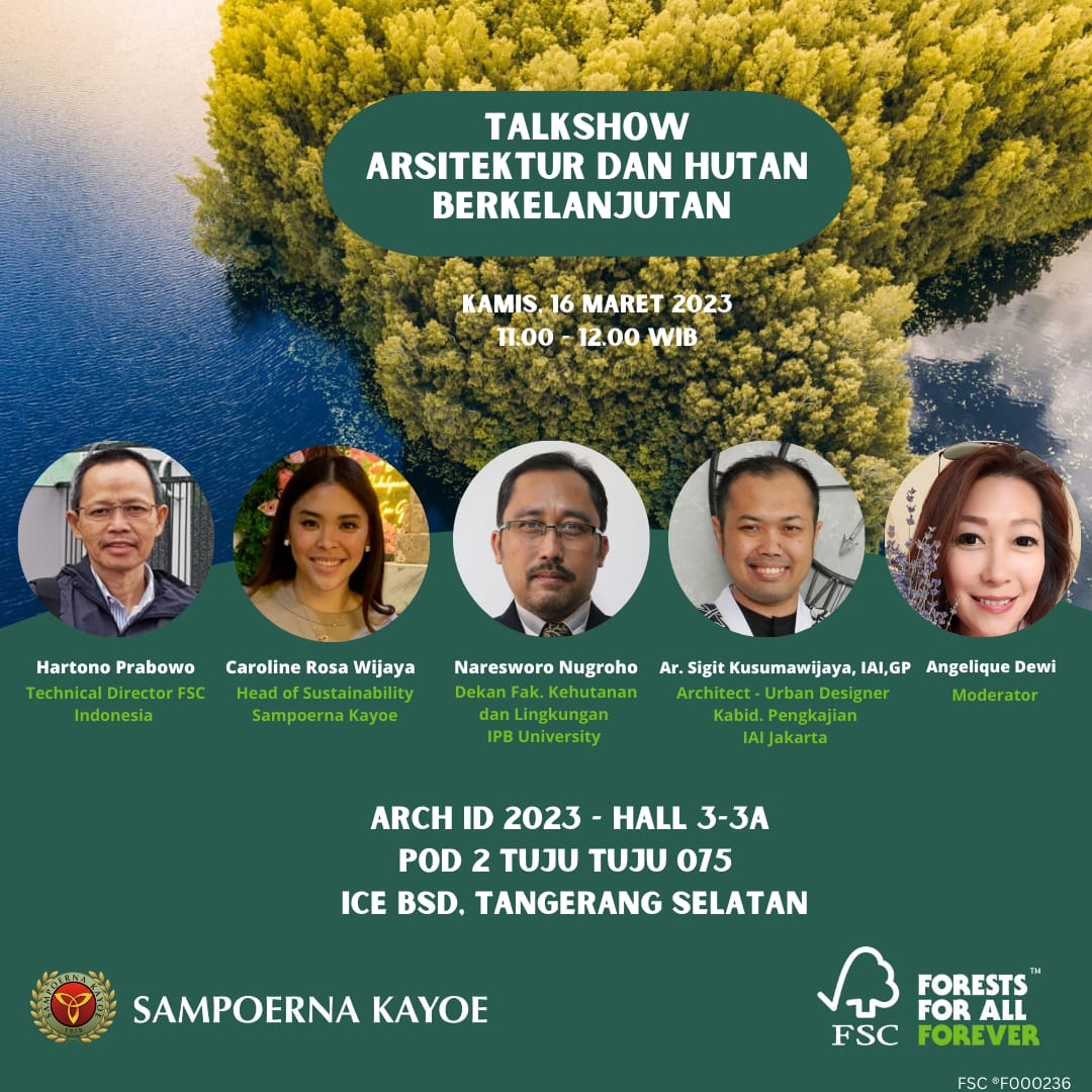 Talkshow Arsitektur dan Hutan Berkelanjutan | Forest Stewardship Council